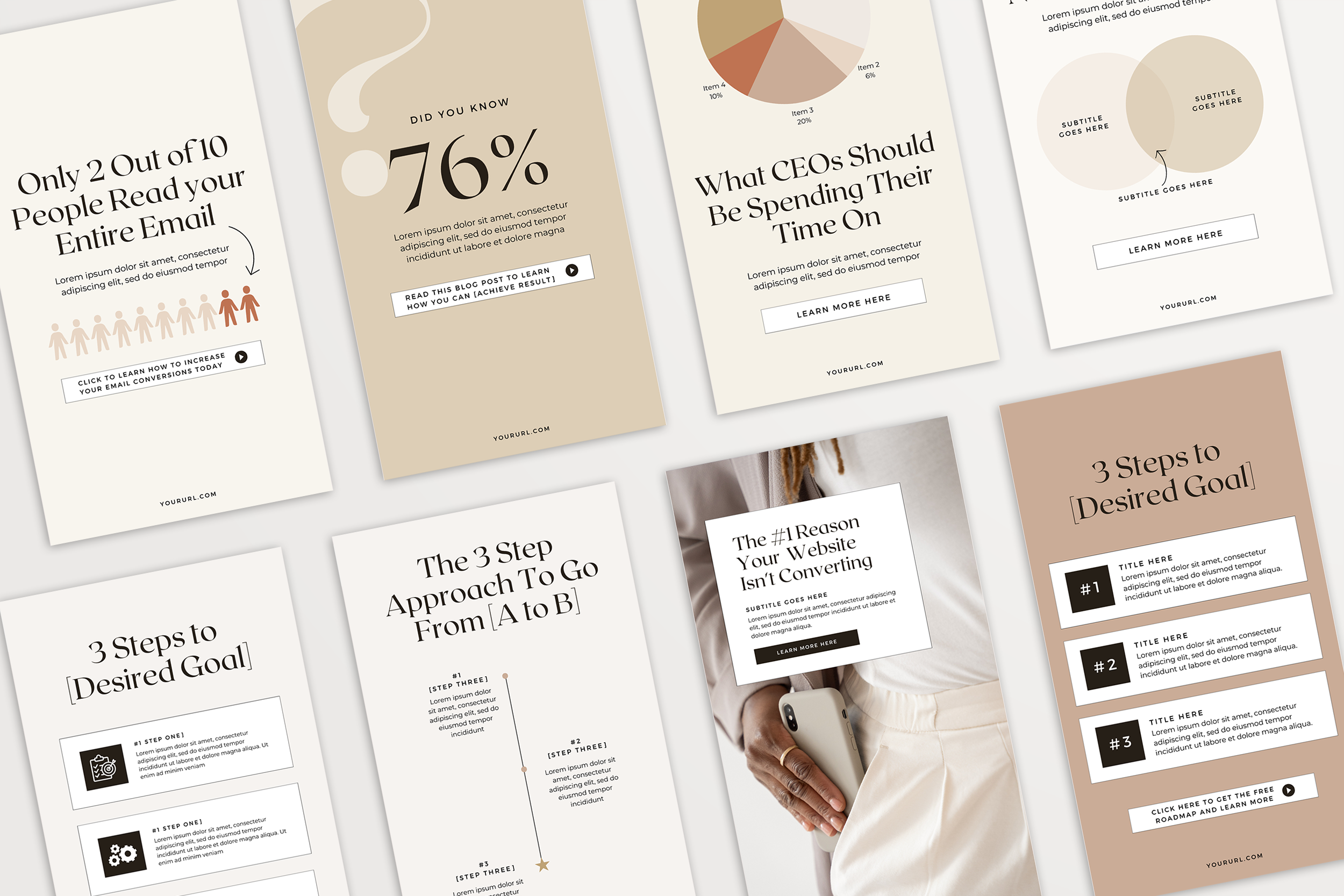 Splash Page Canva Website Template: Bright Collection — Creative ...