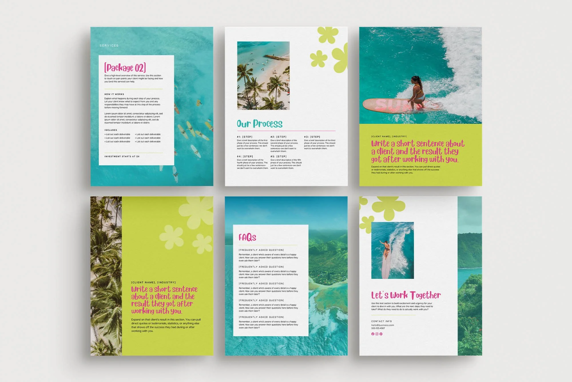 Elegant Services and Pricing Guide Canva Template: Soft Collection ...