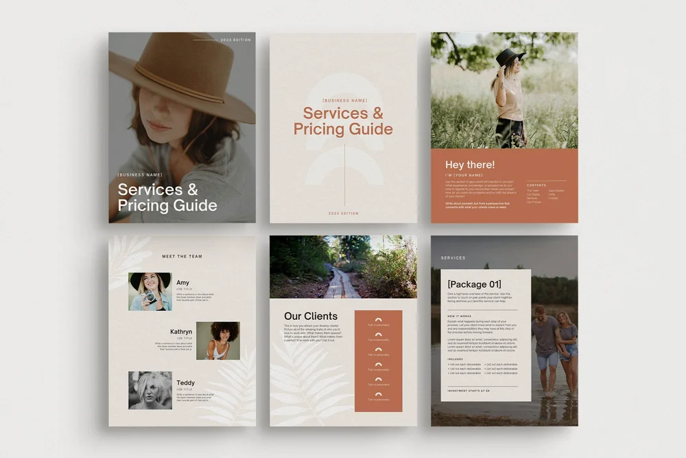 Strategic Partnership Info Packet Canva Template: Neutral Collection ...