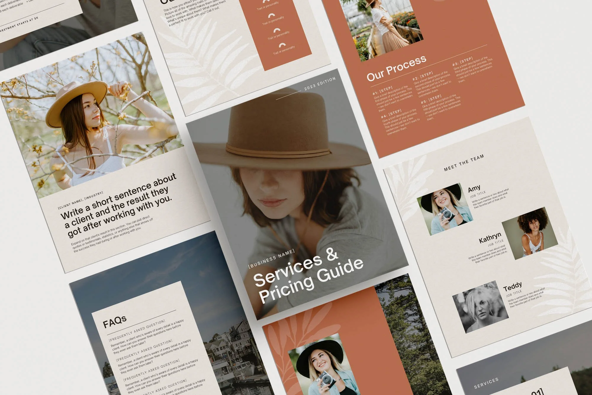 Strategic Partnership Info Packet Canva Template: Neutral Collection ...