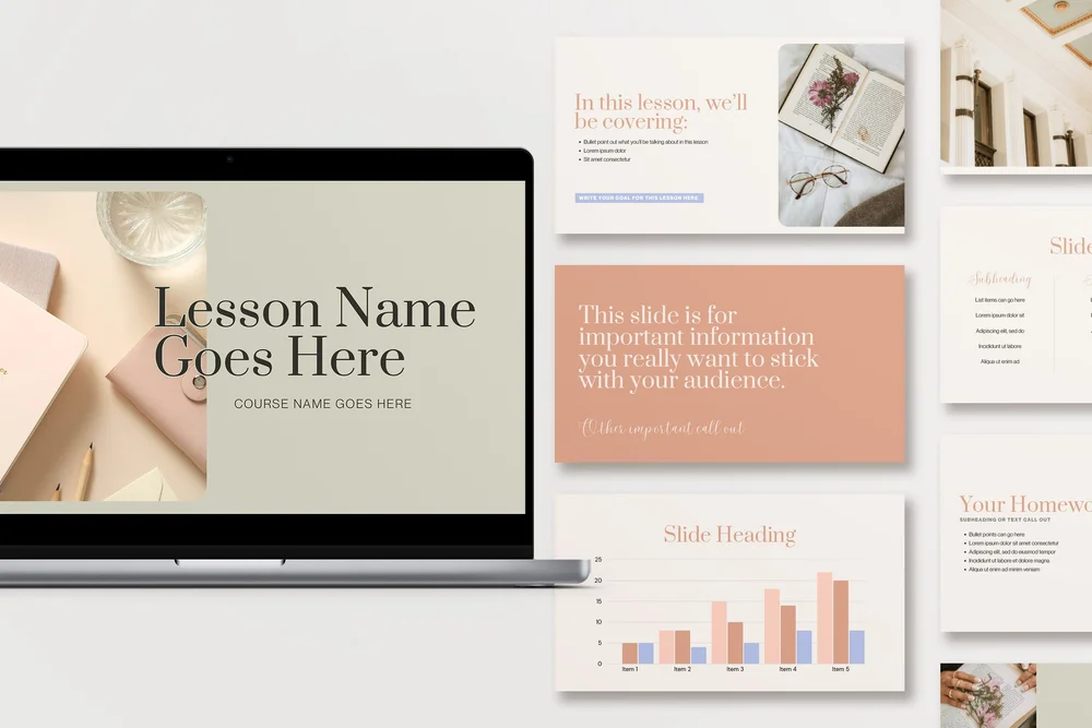 Project Results Debrief Presentation Canva Template: Neutral Collection ...