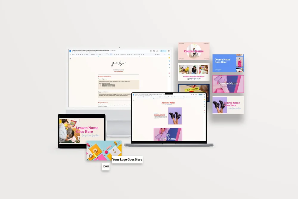 Modern Vision Board Templates — Creative Template Shop