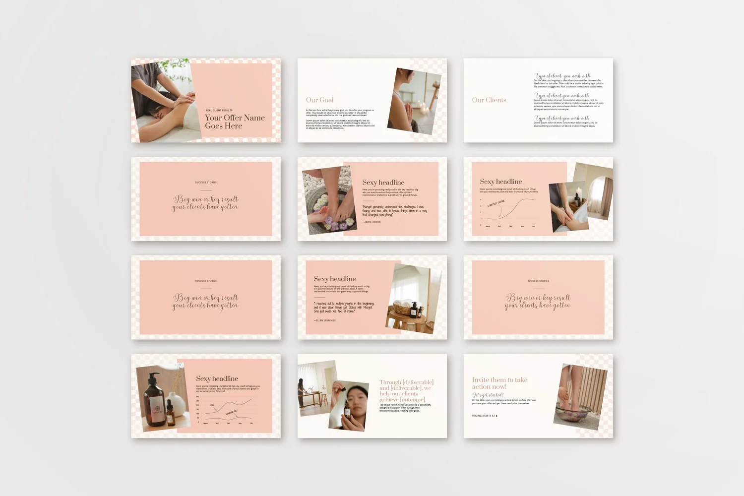Project Results Debrief Presentation Canva Template: Bright Collection ...