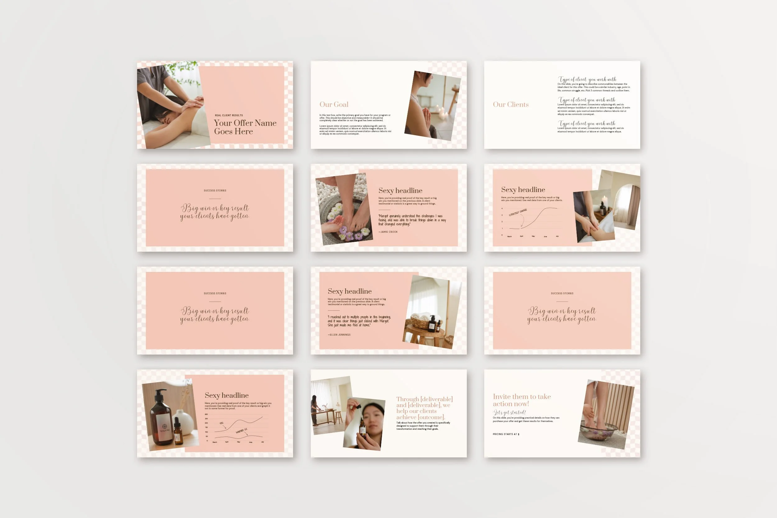 Project Strategy Presentation Canva Template: Bright Collection ...