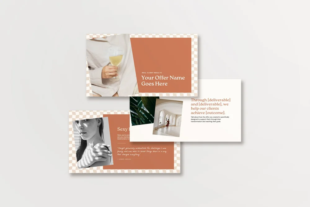 Project Strategy Presentation Canva Template: Neutral Collection ...