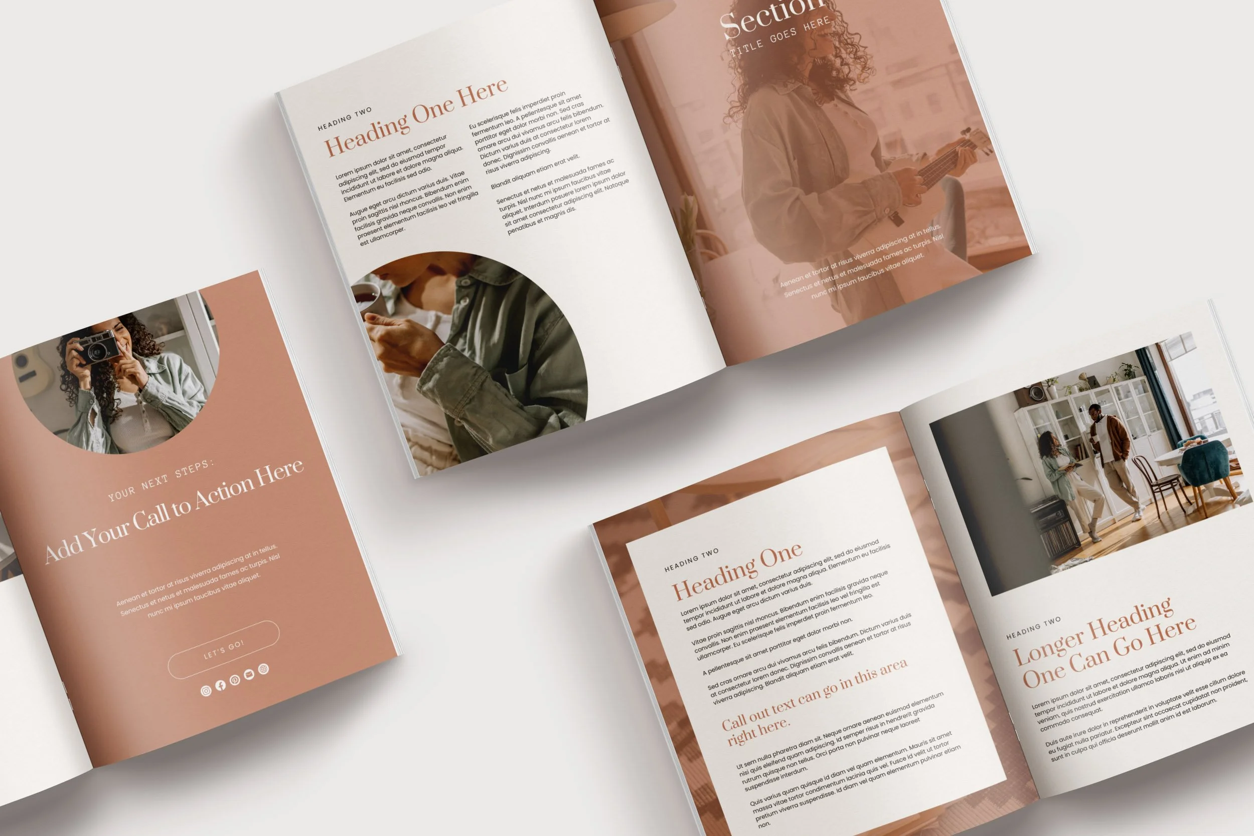 Client Project Mood Board Canva Templates — Creative Template Shop