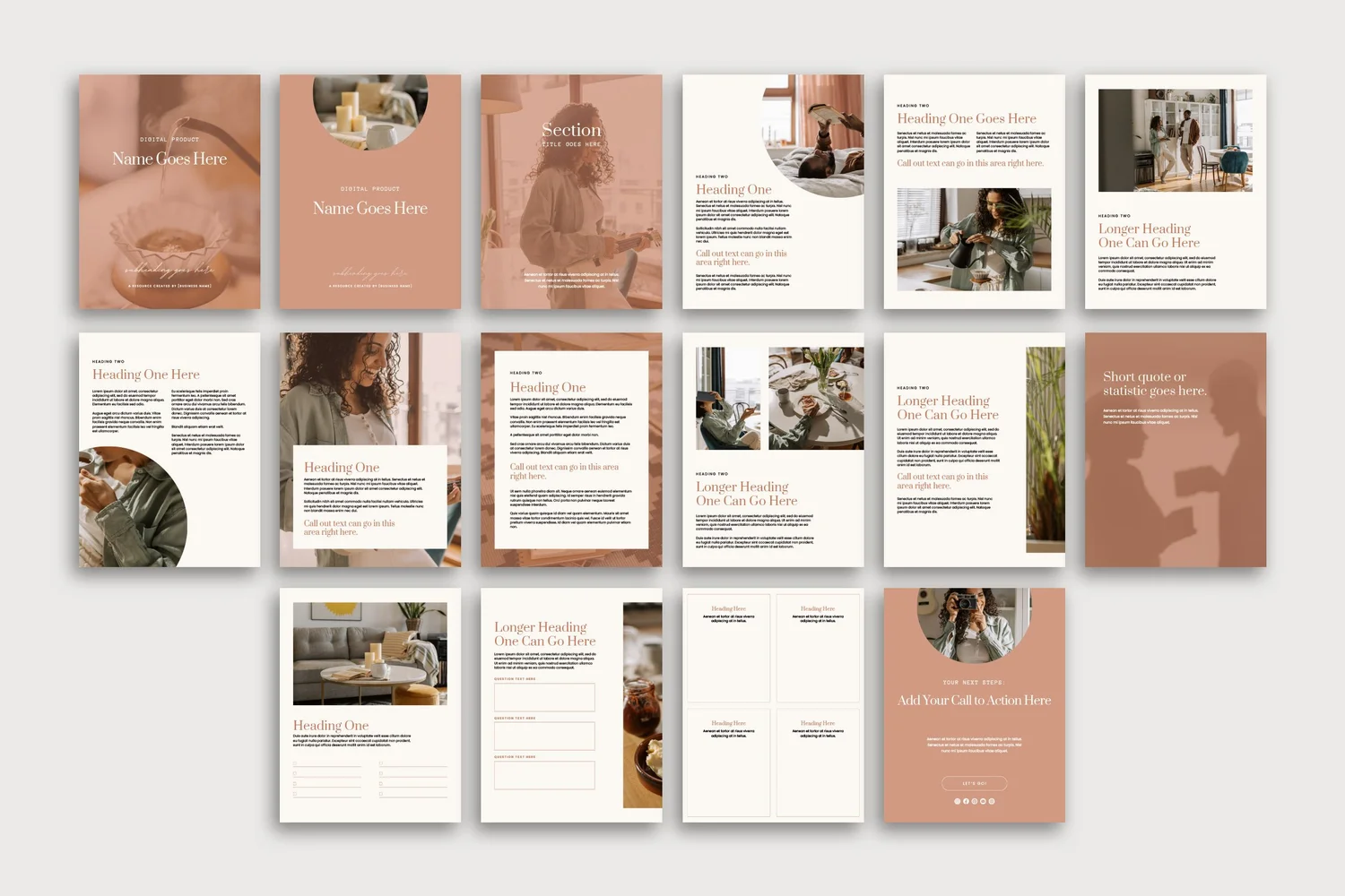 Elegant Services and Pricing Guide Canva Template: Soft Collection ...