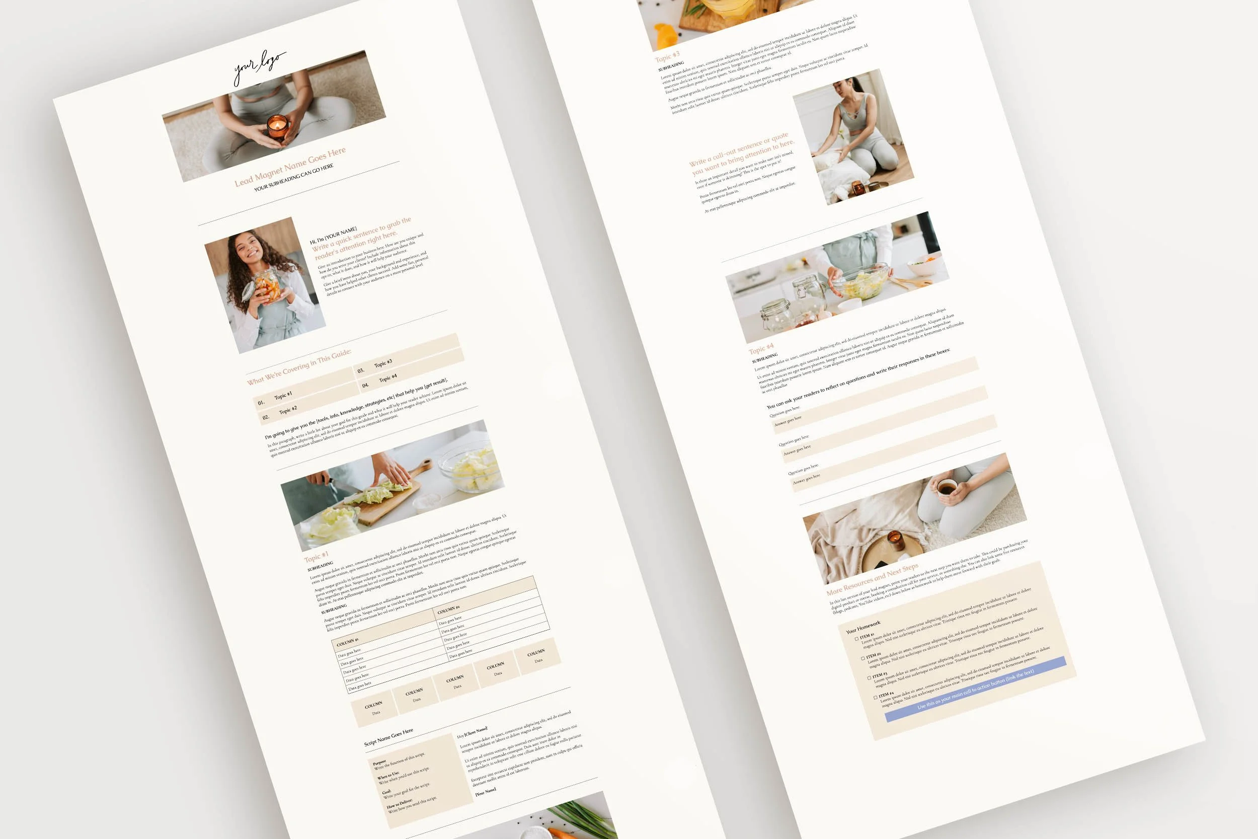Small Business Google Doc Template Bundle — Creative Template Shop