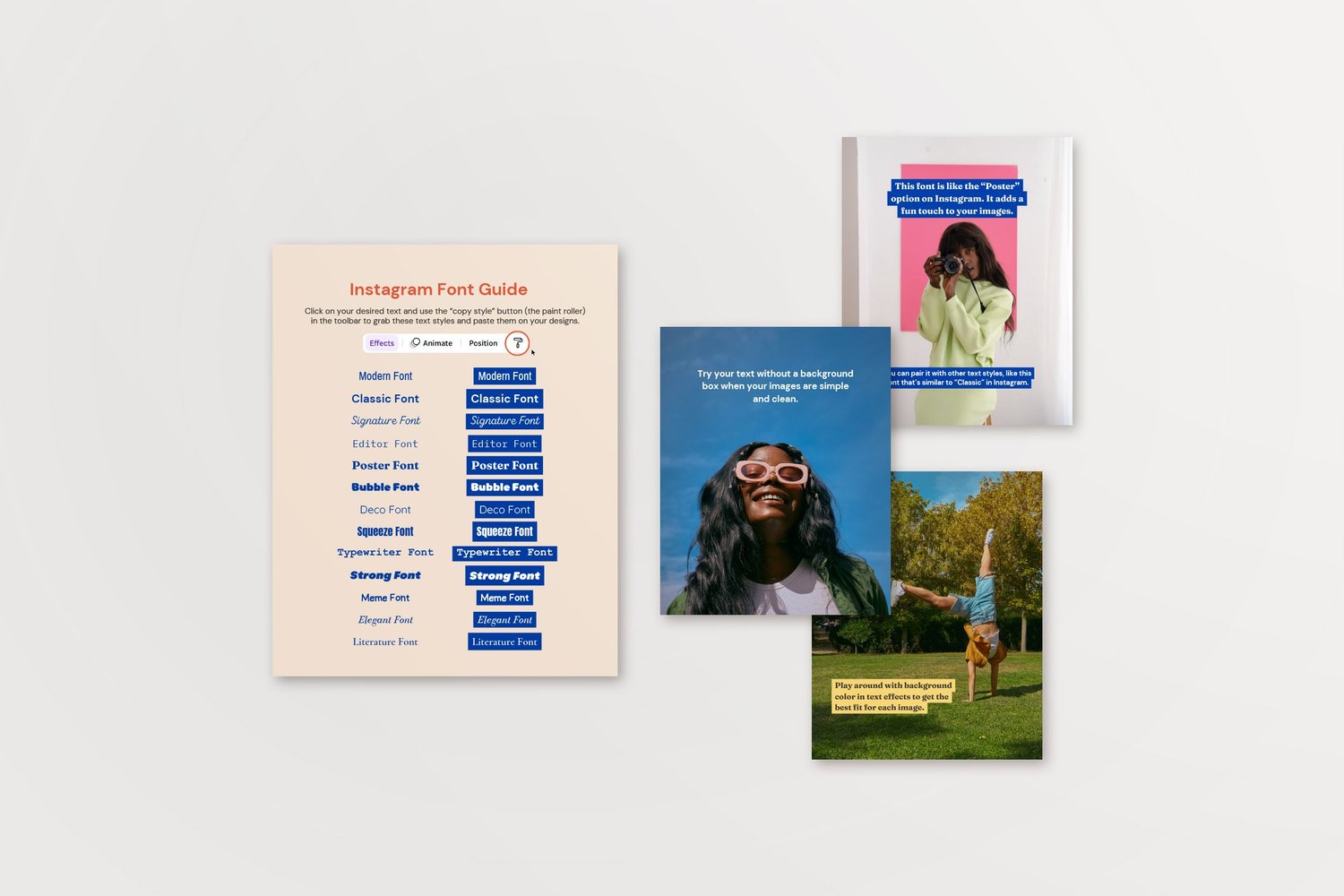 Modern Vision Board Templates — Creative Template Shop