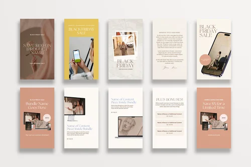 Boho Email Newsletter Header Graphics Canva Template: Neutral ...