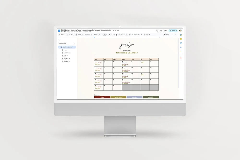 Strategic Partnership Info Packet Canva Template: Neutral Collection ...