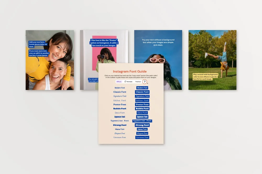 Educational Social Media Infographic Canva Templates: Bright Collection ...