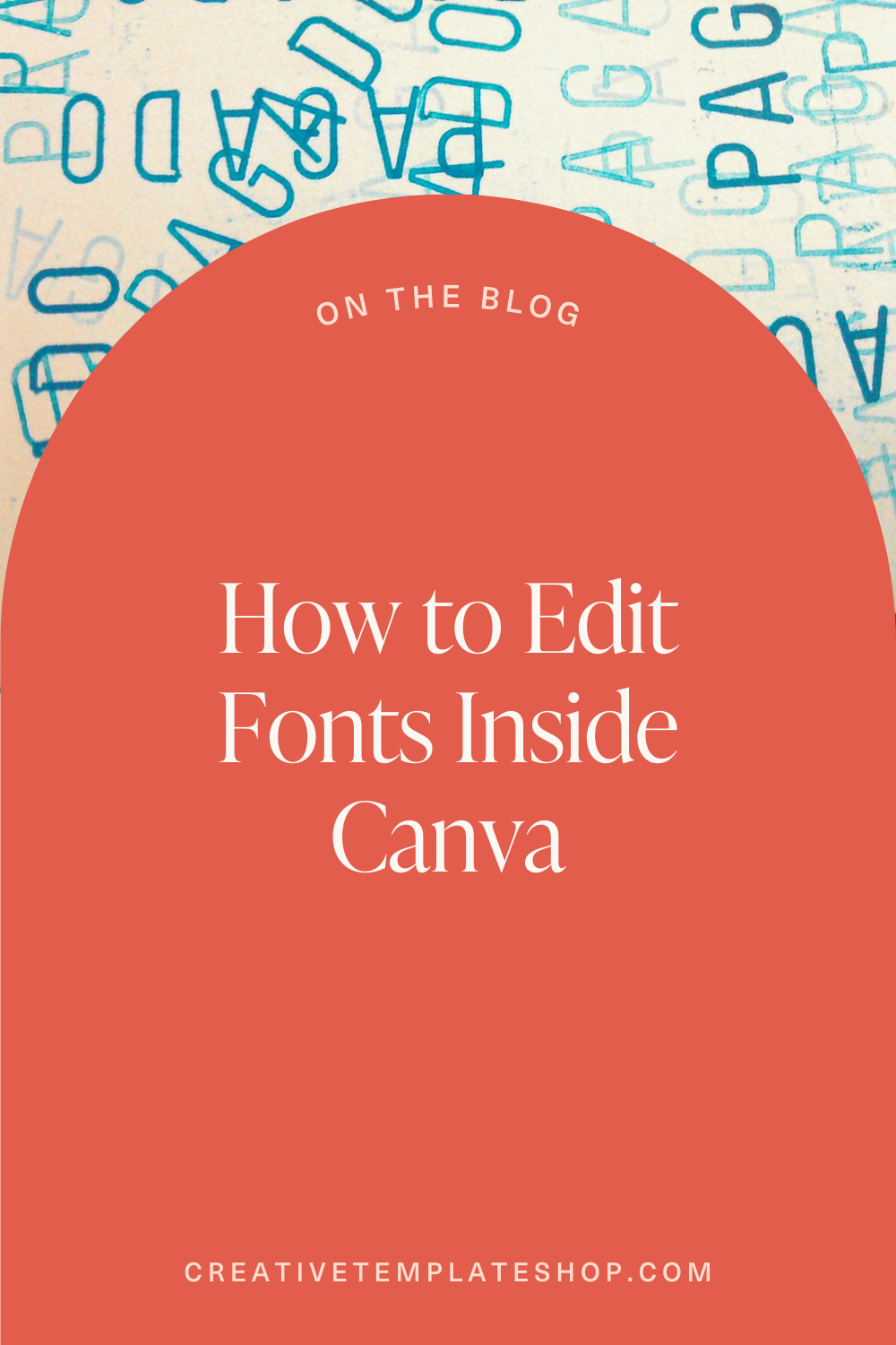 How to Edit Fonts Inside Canva — Creative Template Shop
