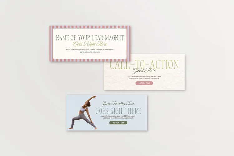 Email Signature Google Templates: Soft Collection — Creative Template Shop