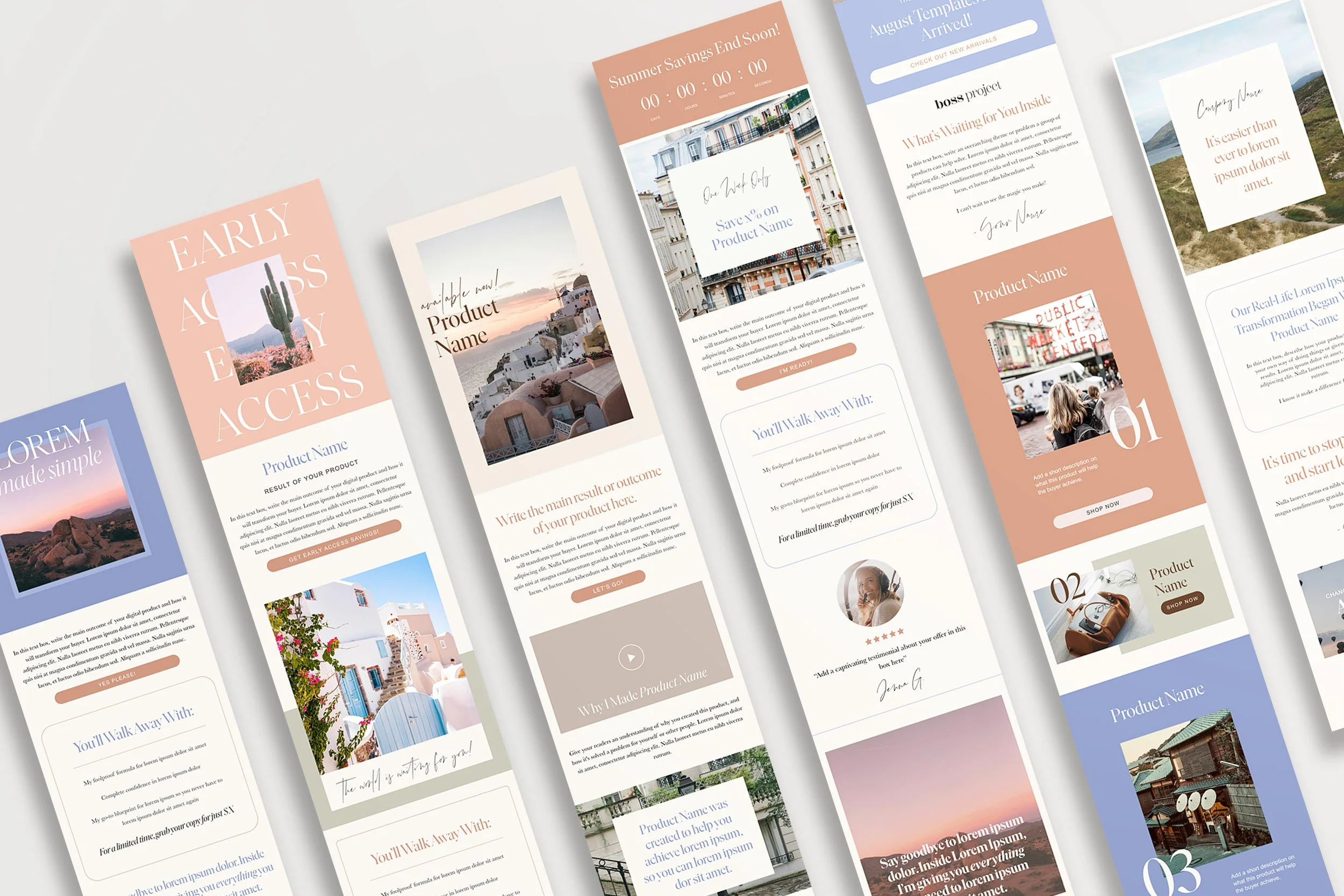 Link in Bio Flodesk Form Template: Soft Collection — Creative Template Shop