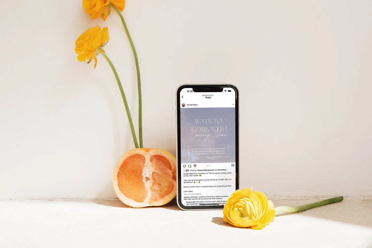 Pinned & Featured Instagram Post Canva Templates: Soft Collection ...