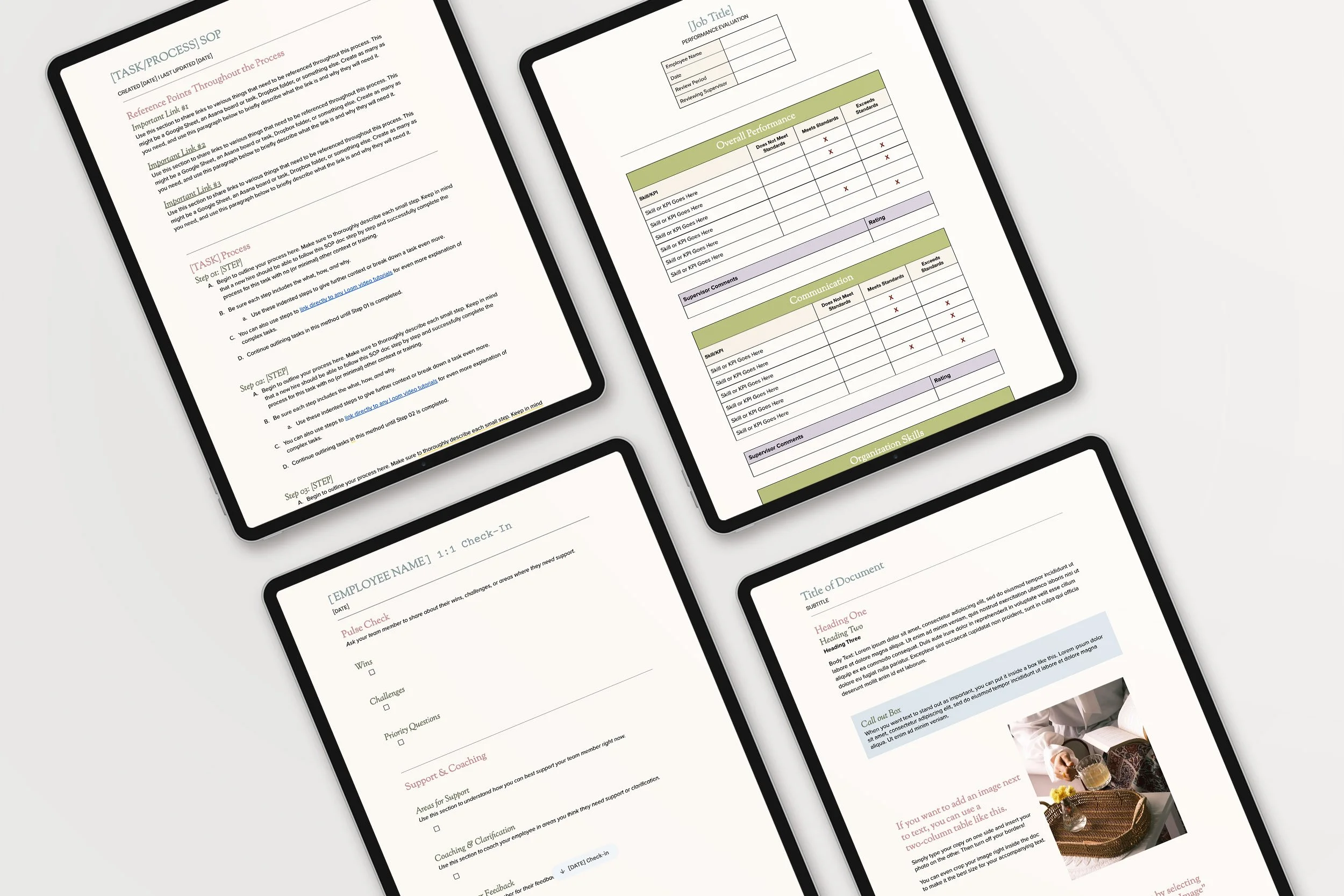 Client Onboarding Form Google Doc Template: Neutral Collection ...