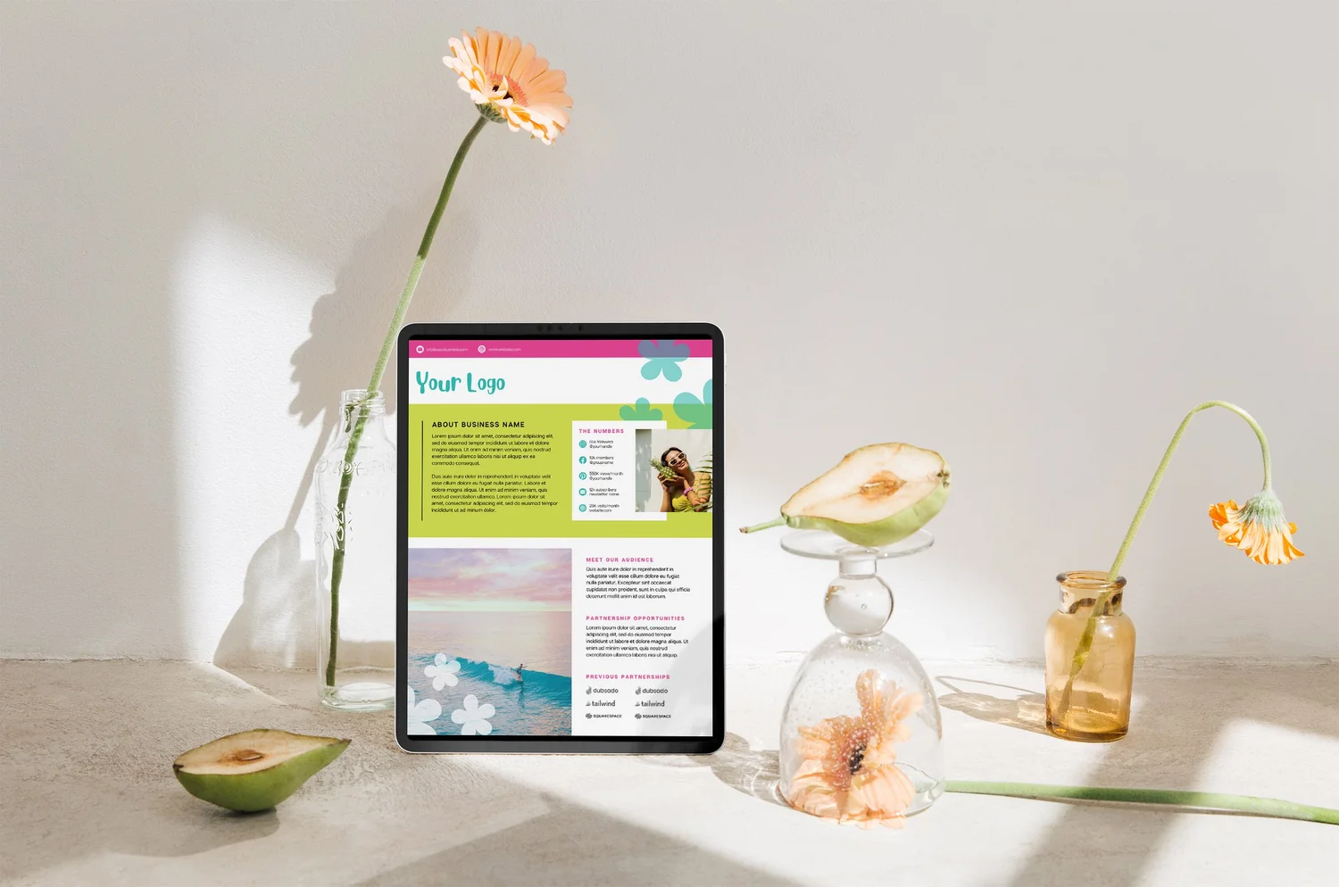 Strategic Partnership Info Packet Canva Template: Bright Collection ...