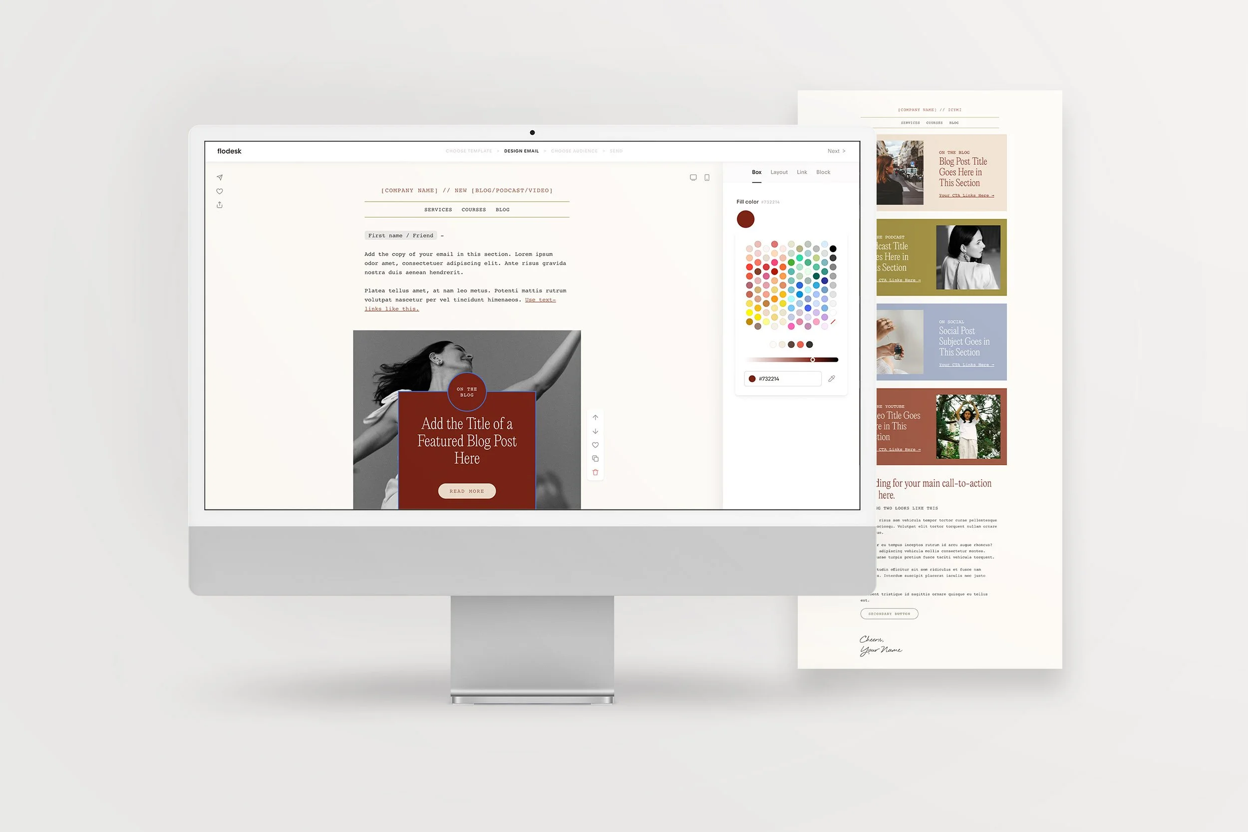 Digital Product Promotion Flodesk Email Templates: Soft Collection ...
