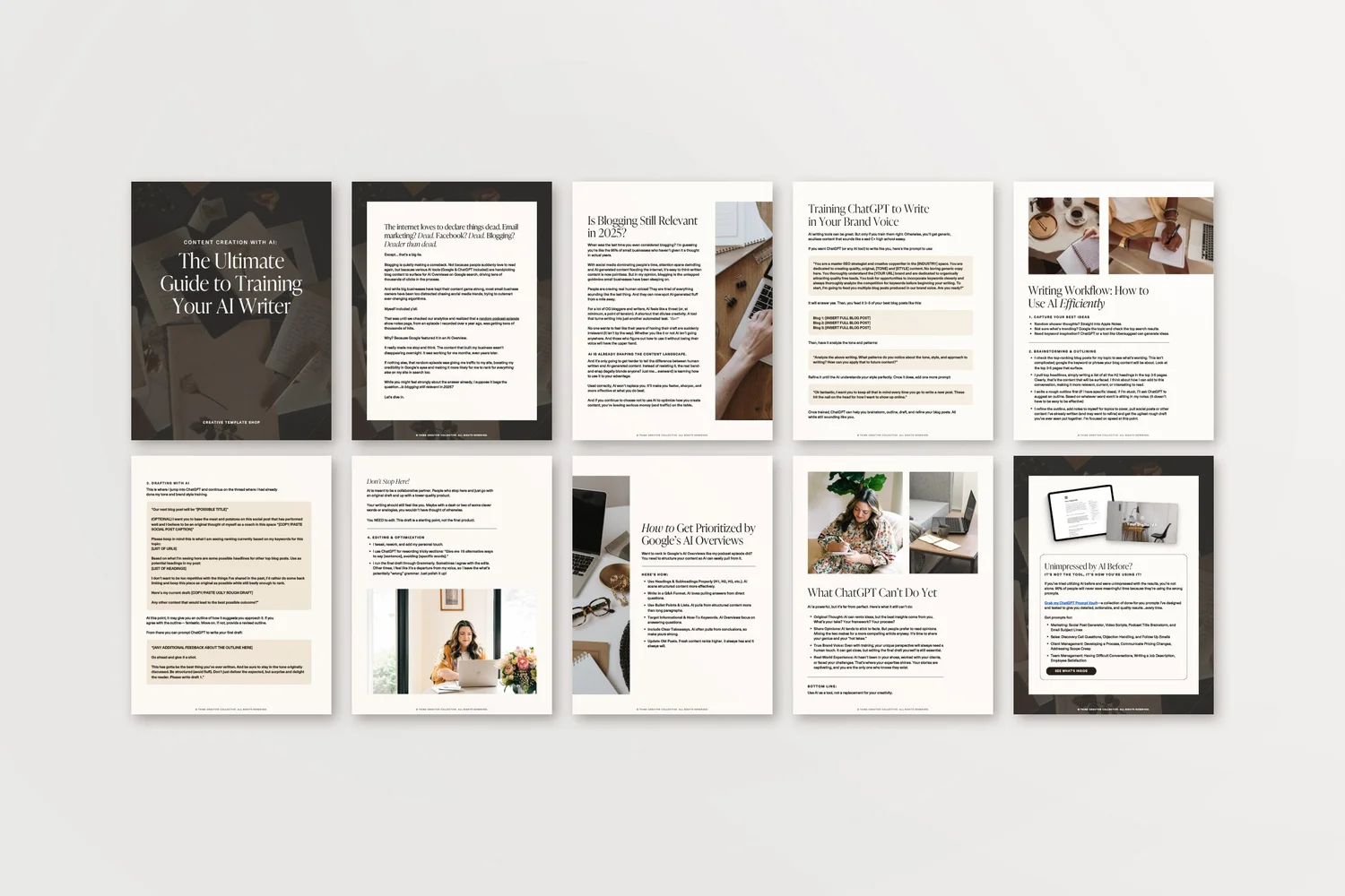 Client Case Study Copywriting Blueprint Google Doc Template — Creative ...