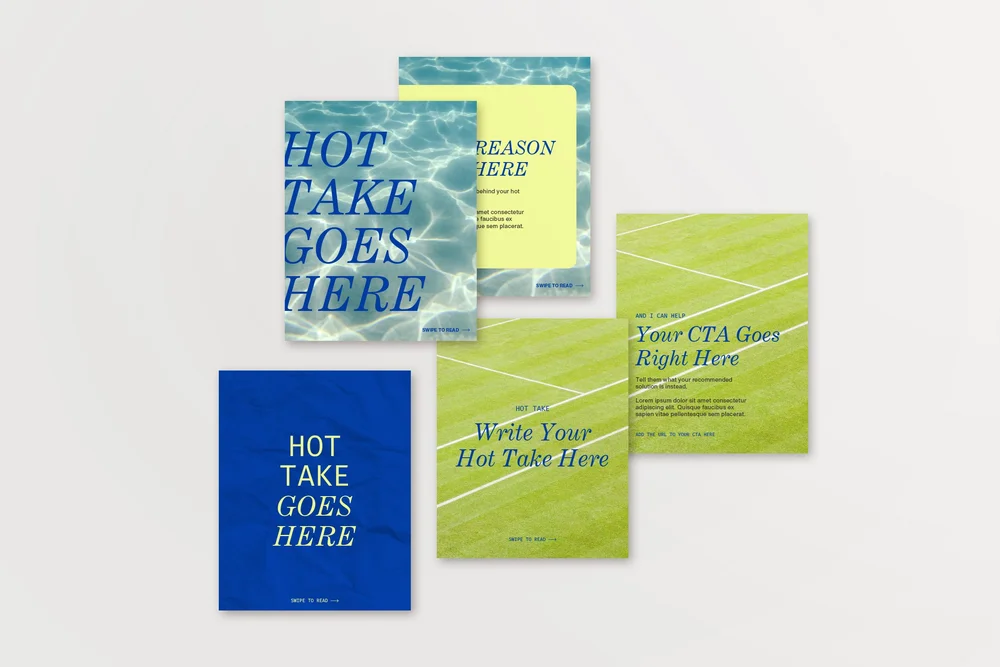 Collage Social Media Canva Templates: Neutral Collection — Creative ...