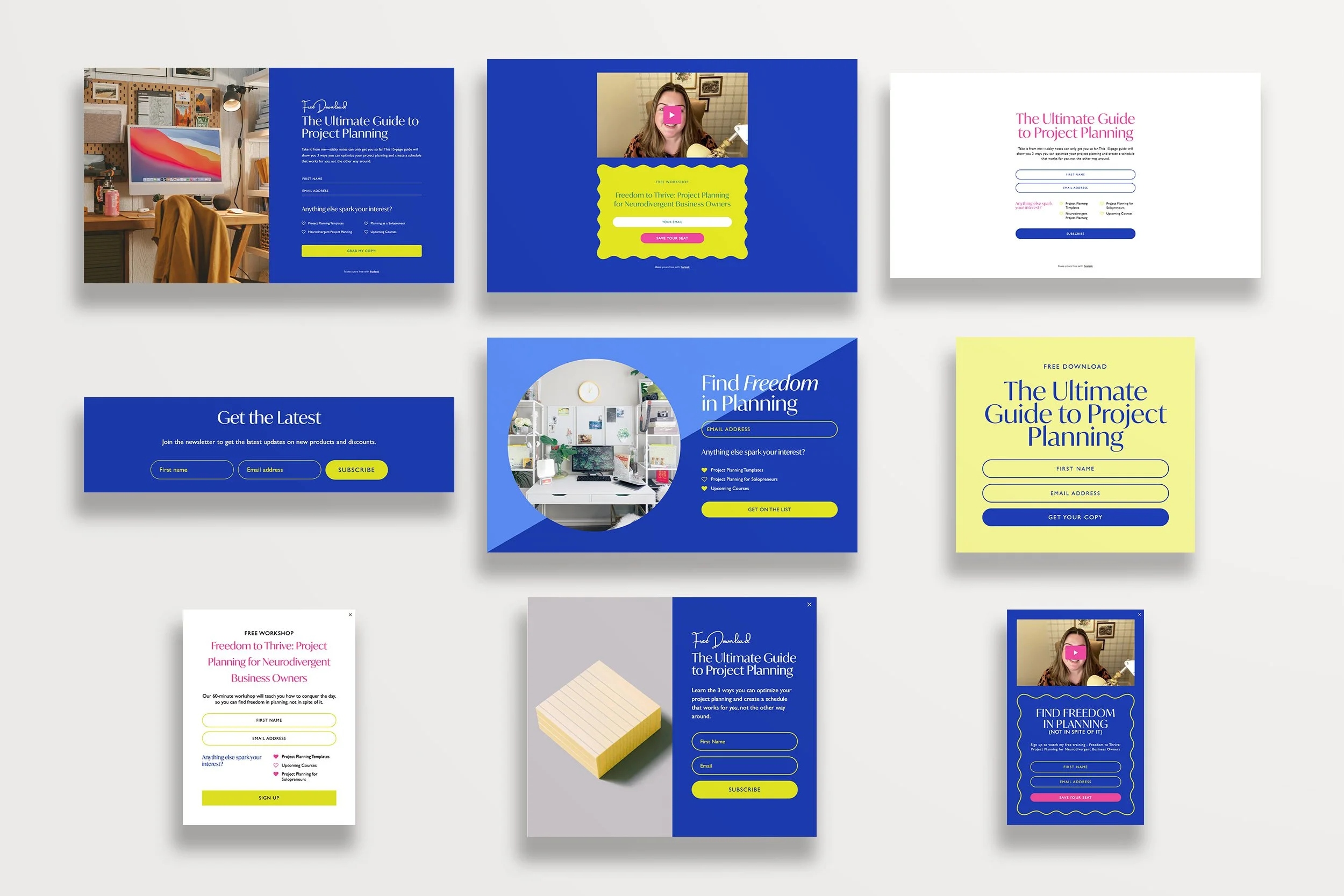 Email Signature Google Templates: Bright Collection — Creative Template ...