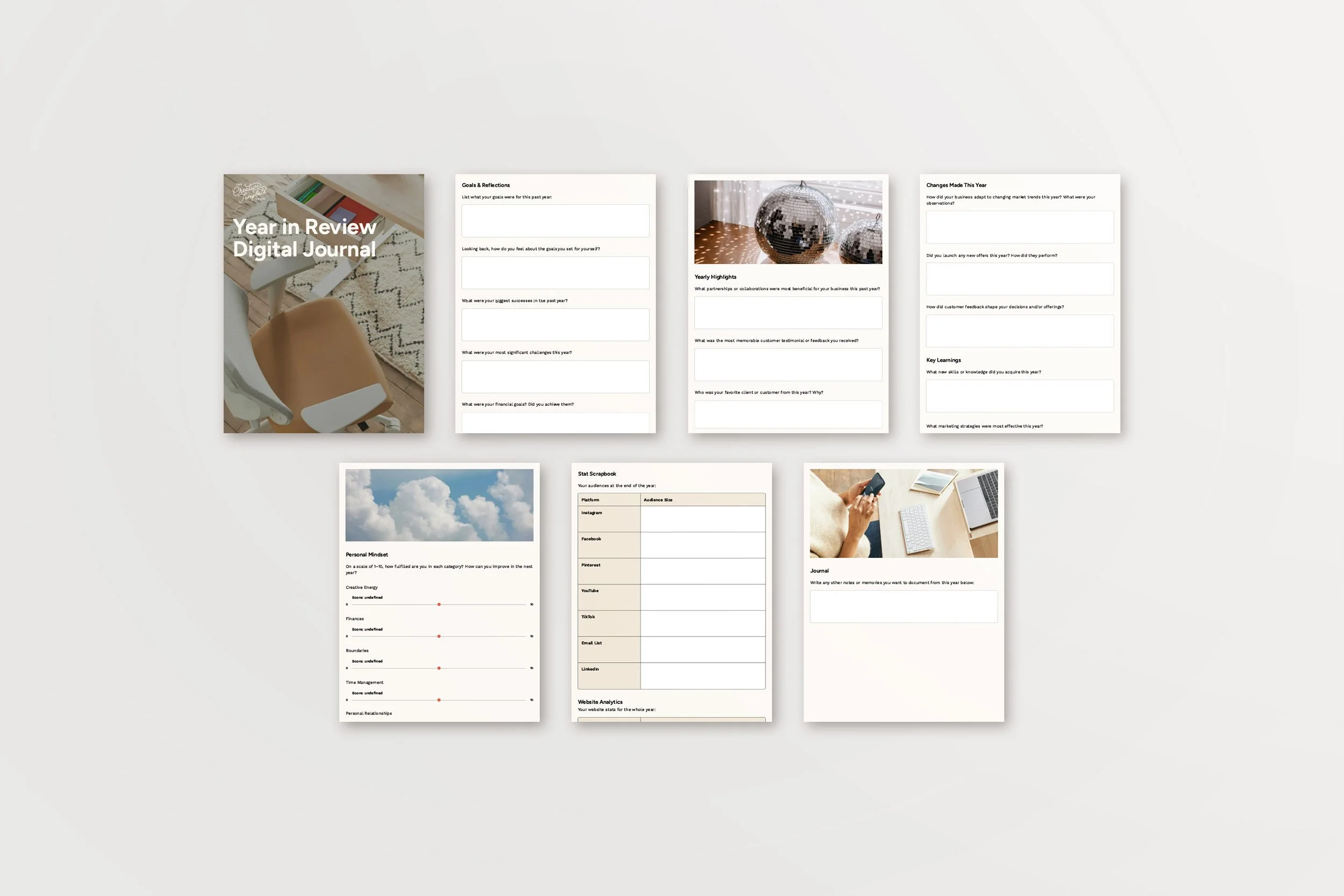 The Easiest Business Plan Ever Digital Workbook — Creative Template Shop