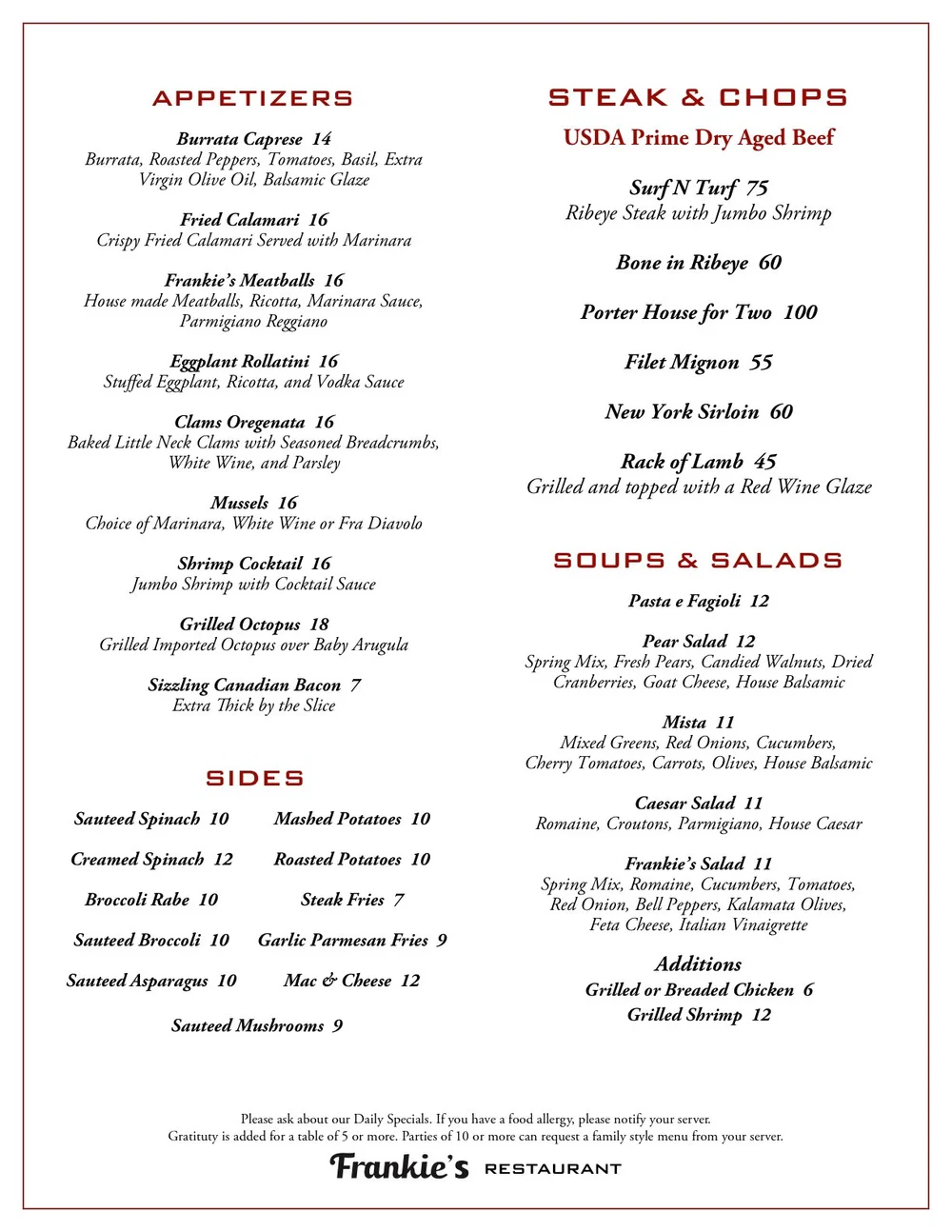 Frankie's of Arthur Ave