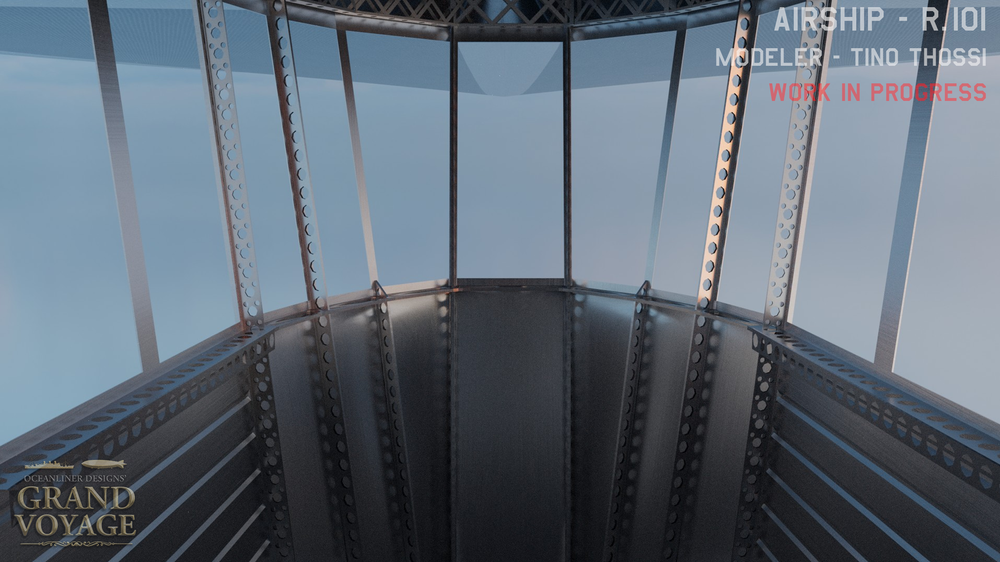 R101 Gets its Power! — Oceanliner Designs' Grand Voyage