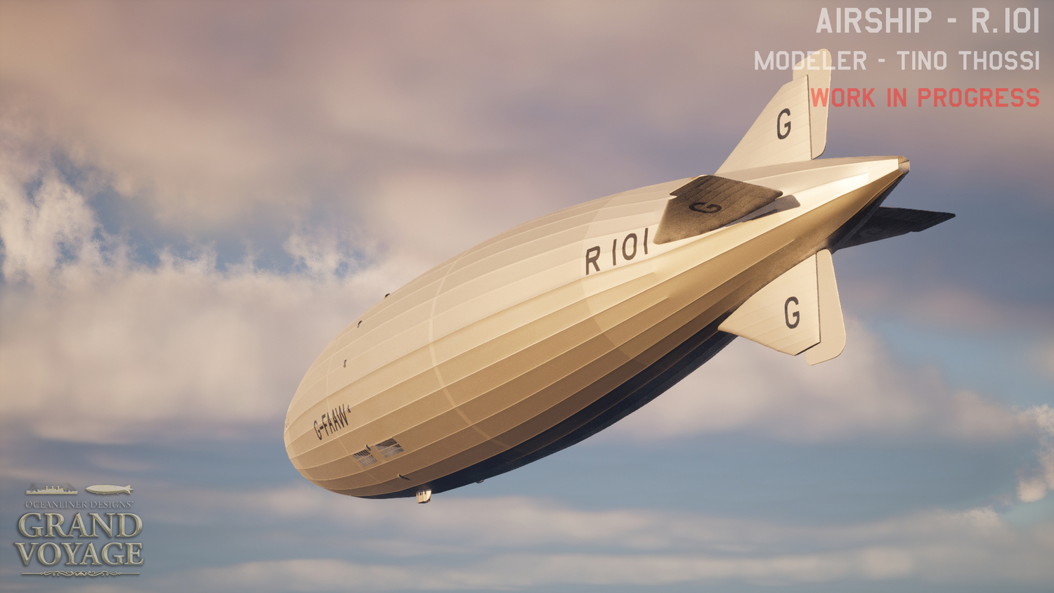 R101 Gets its Power! — Oceanliner Designs' Grand Voyage