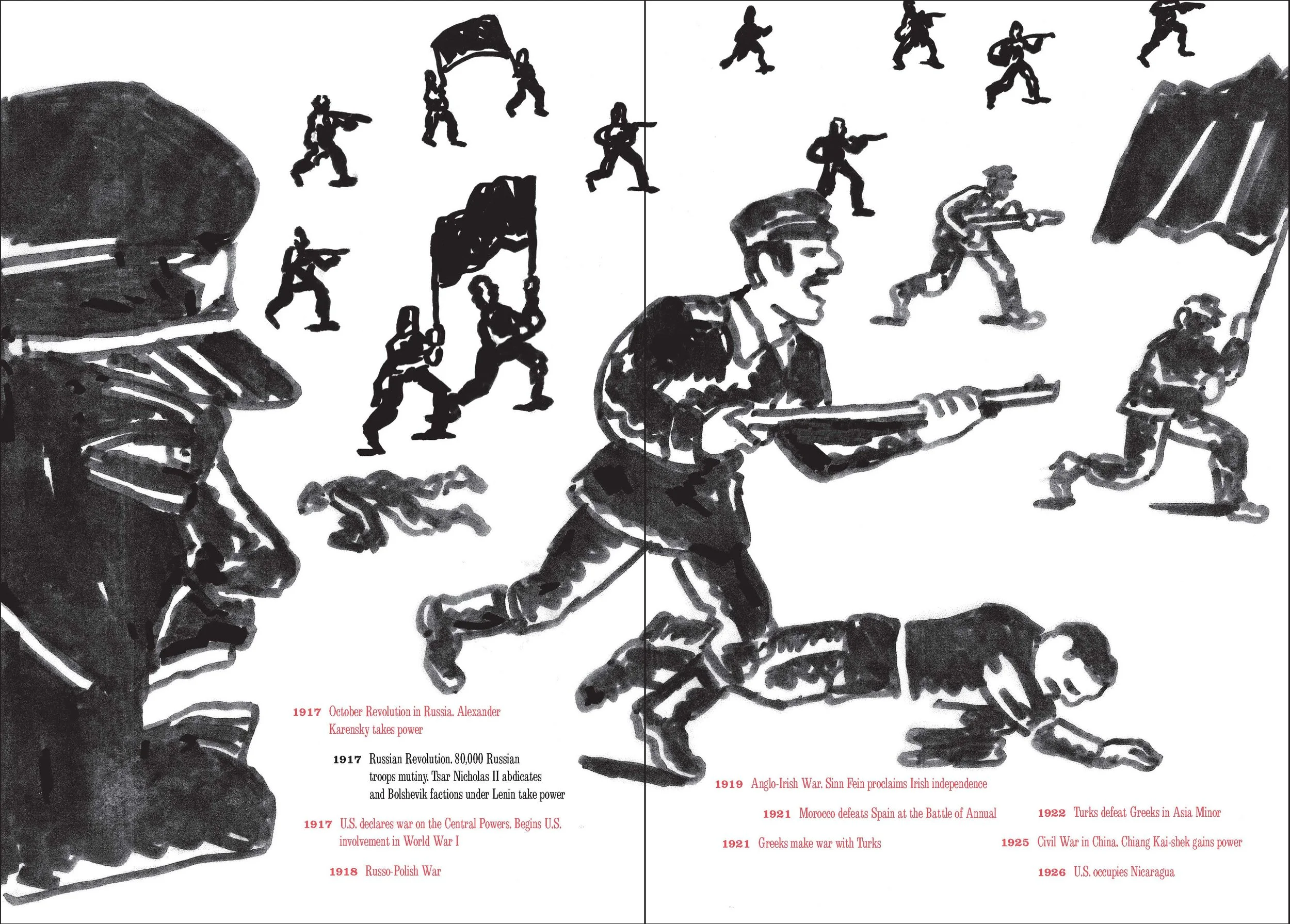 Seymour Chwast's graphic war on war — DOMINIC UMILE