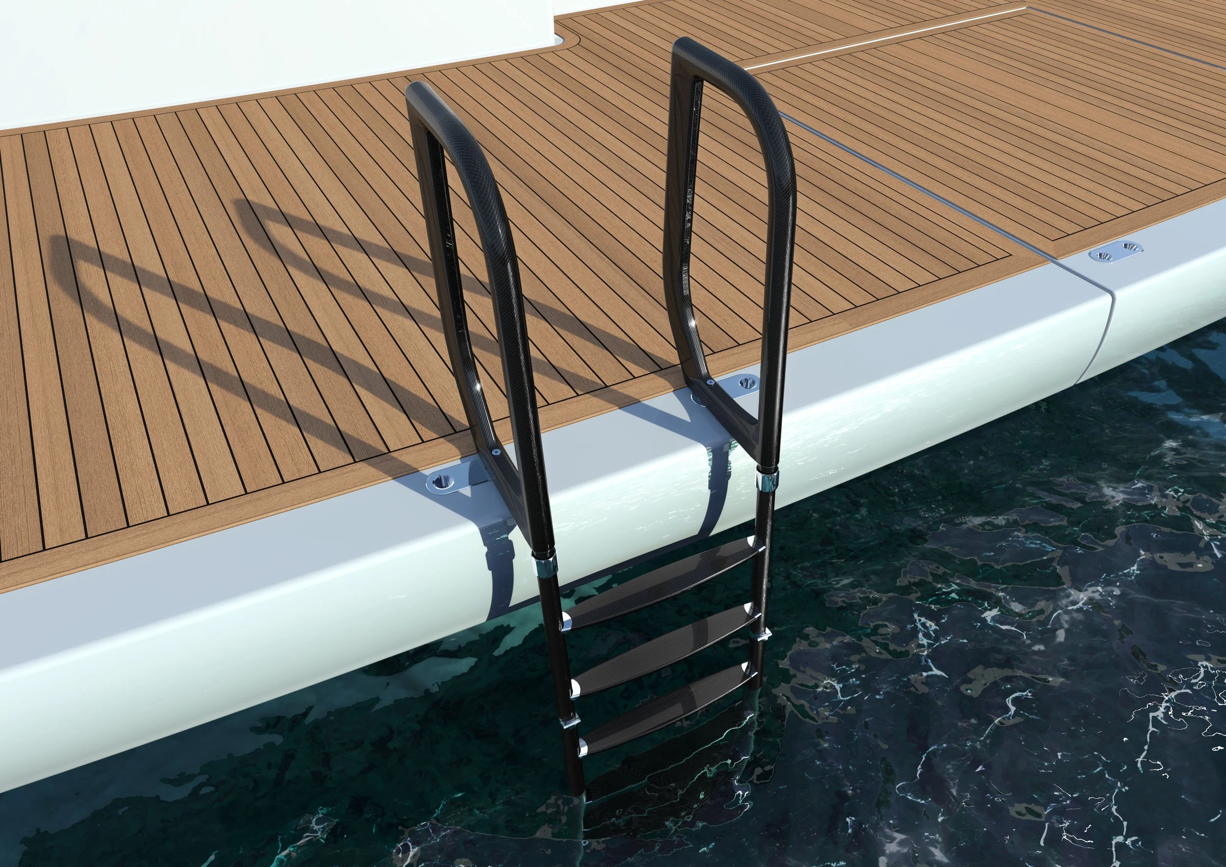 Bure Swim Ladder — Carbinium Engineering