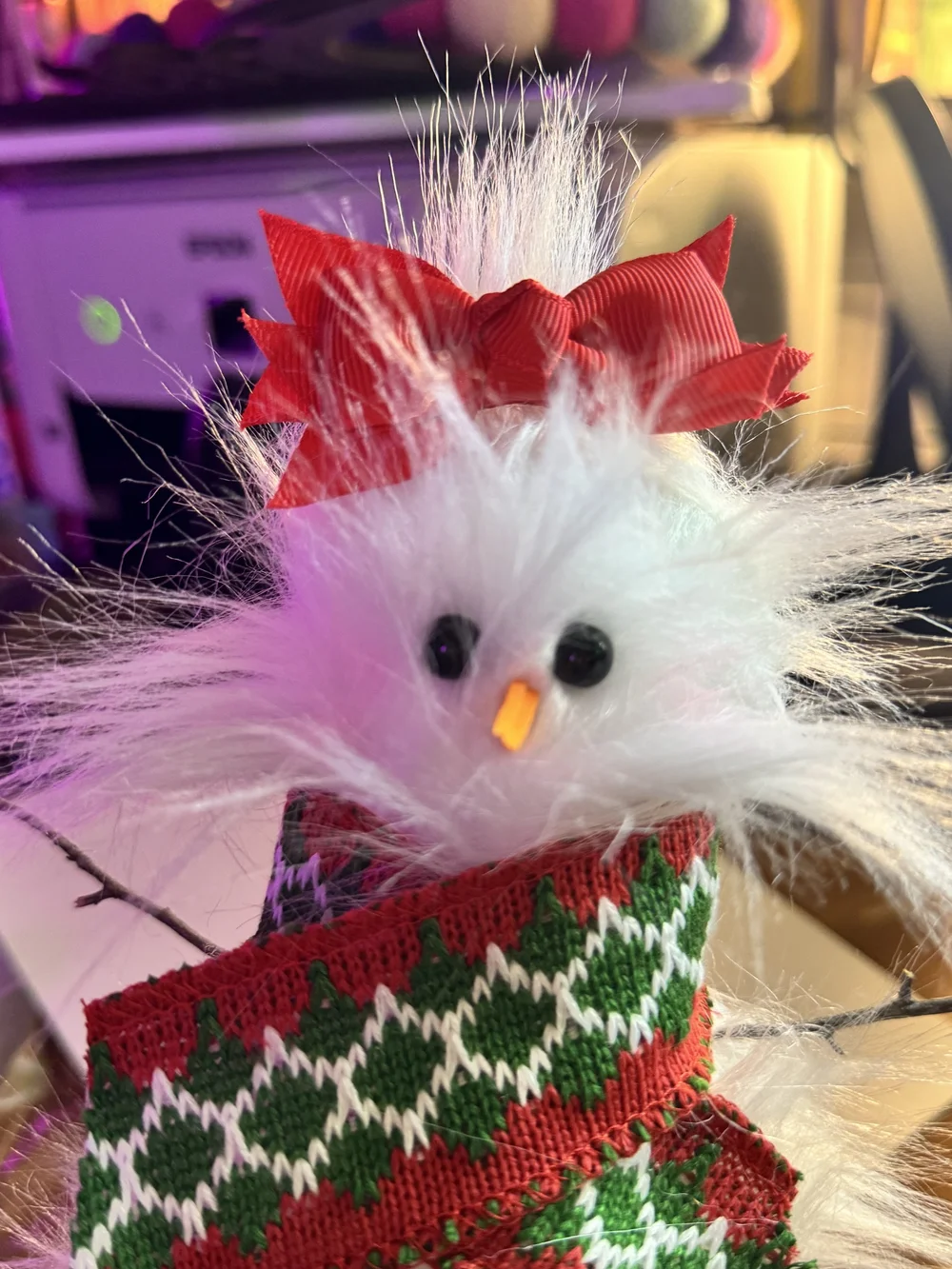 Fuzzy Frazzled Snowman or Whoa-Man! — The Real (RETIRED) Lieutenant Taylor