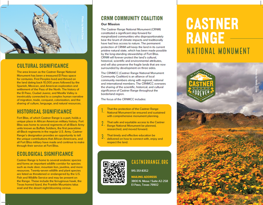 About — Castner Range National Monument