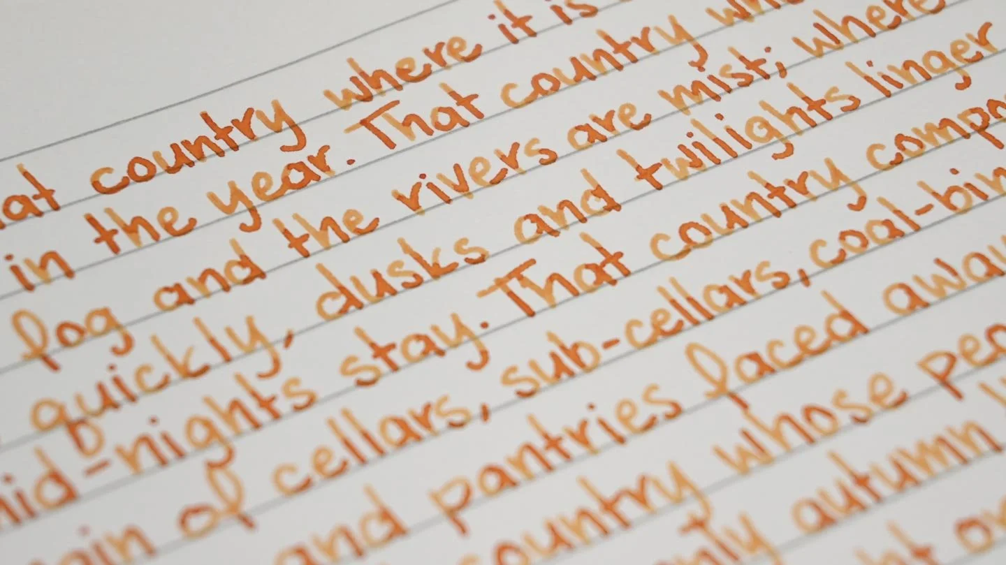 Diamine Autumn Oak - Ink Review