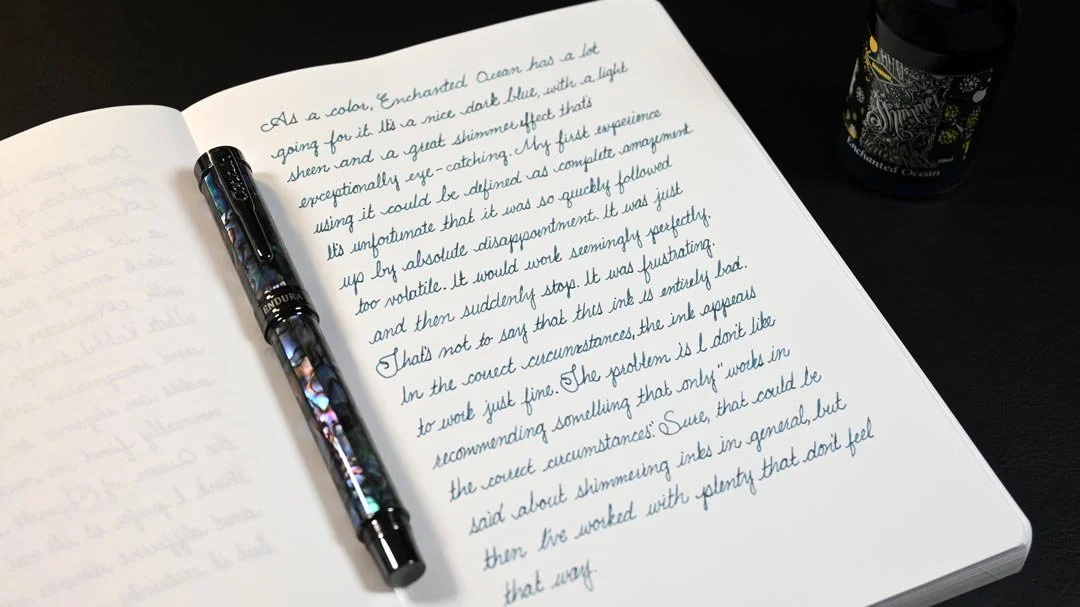 Diamine Enchanted Ocean - Ink Review