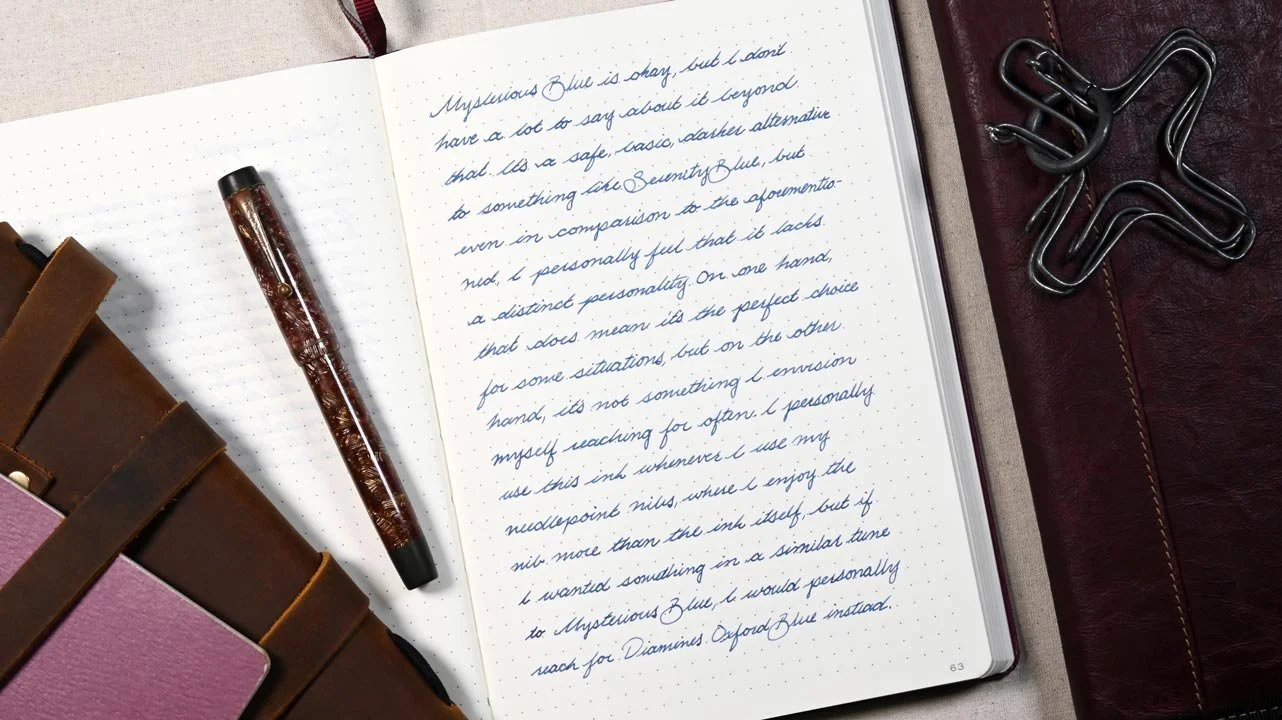 Waterman Mysterious Blue - Ink Review