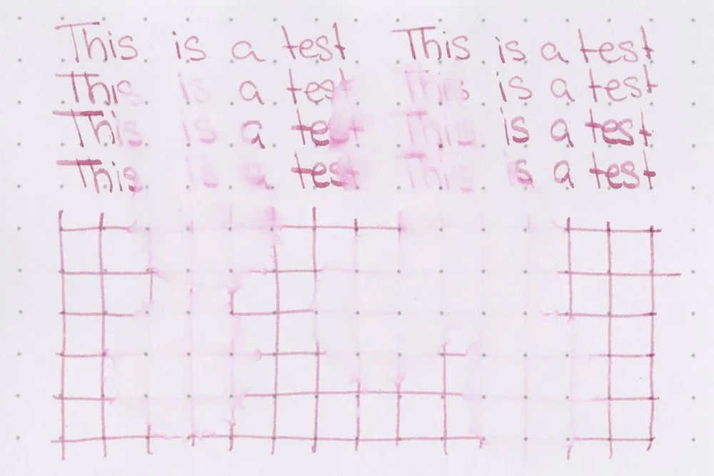 Robert Oster Dusky Pink - Ink Review