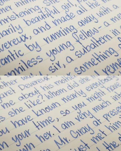 Waterman Mysterious Blue - Ink Review