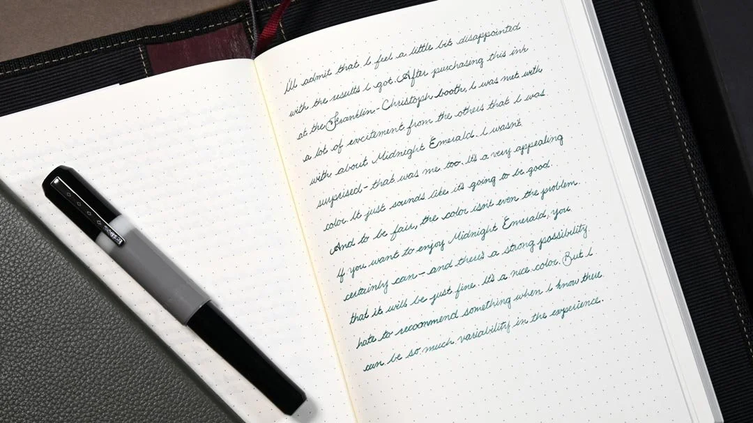 Franklin-Christoph Midnight Emerald - Ink Review