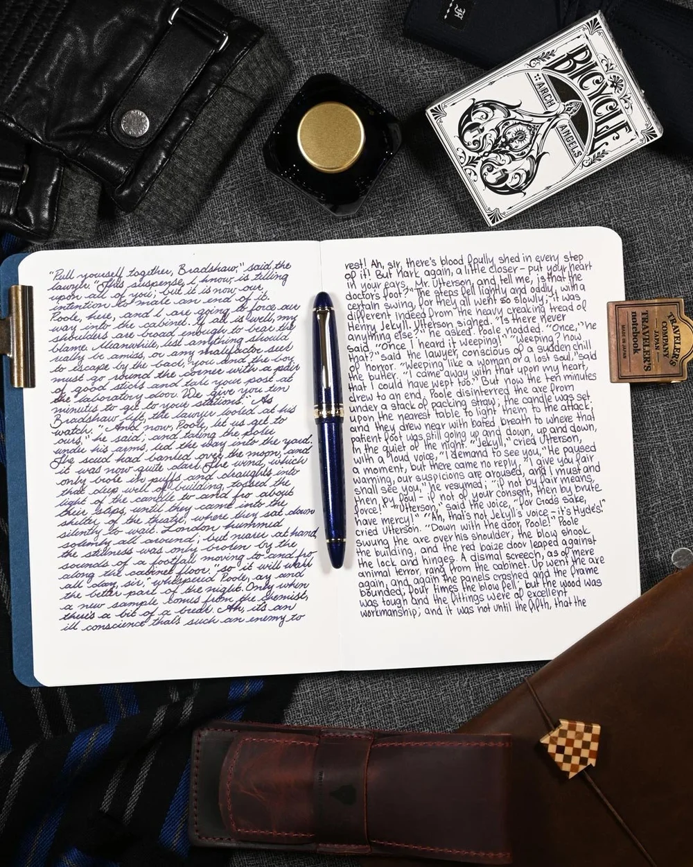 Diamine Midnight - Ink Revew