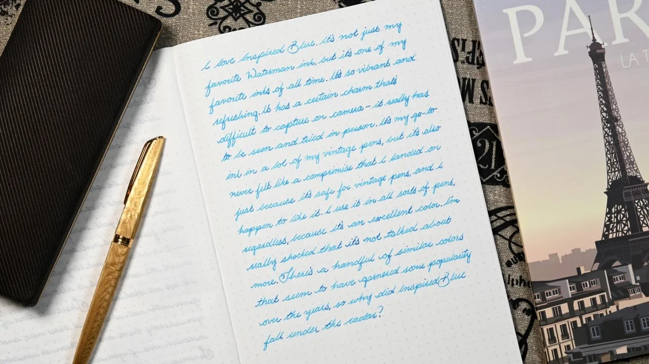 Waterman Inspired Blue - Ink Review