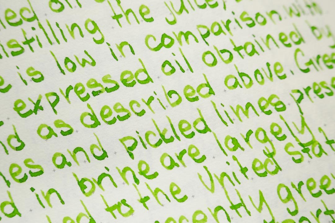Robert Oster Citrus - Ink Review