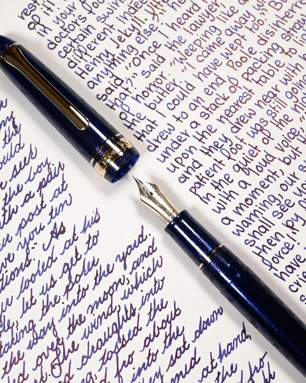 Diamine Midnight - Ink Revew