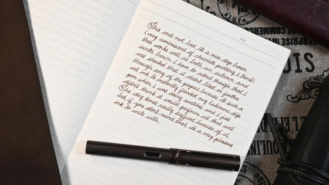 Diamine Chocolate Brown - Ink Review
