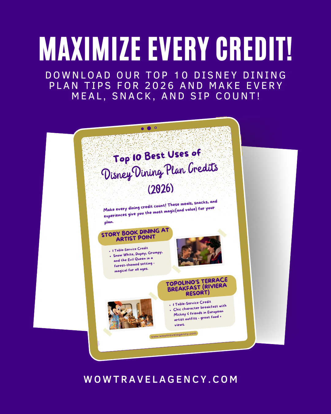 Top 10 Ways to use the Disney Dining Plan — World of Wonder Travel