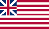 Grand Union or Continental Colors or Flag of the United Colonies ...