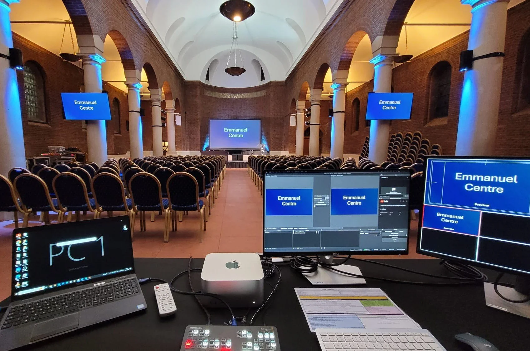 Upper Hall — Emmanuel Centre