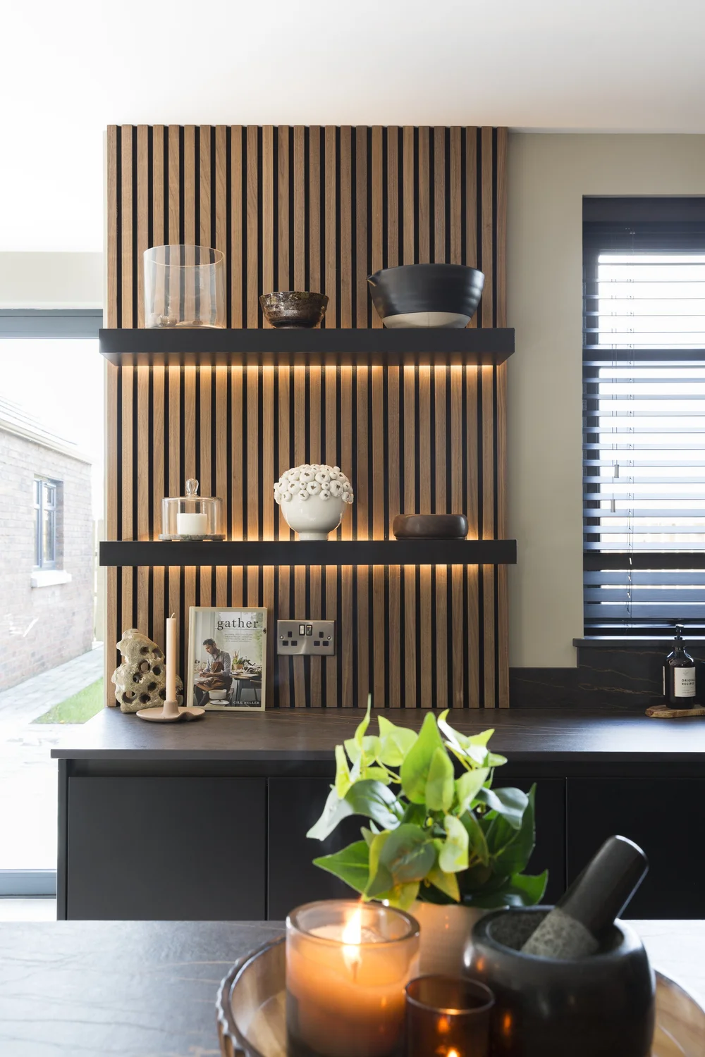 Linear Look. Bespoke kitchen built by Wrights Design — Wrights Design