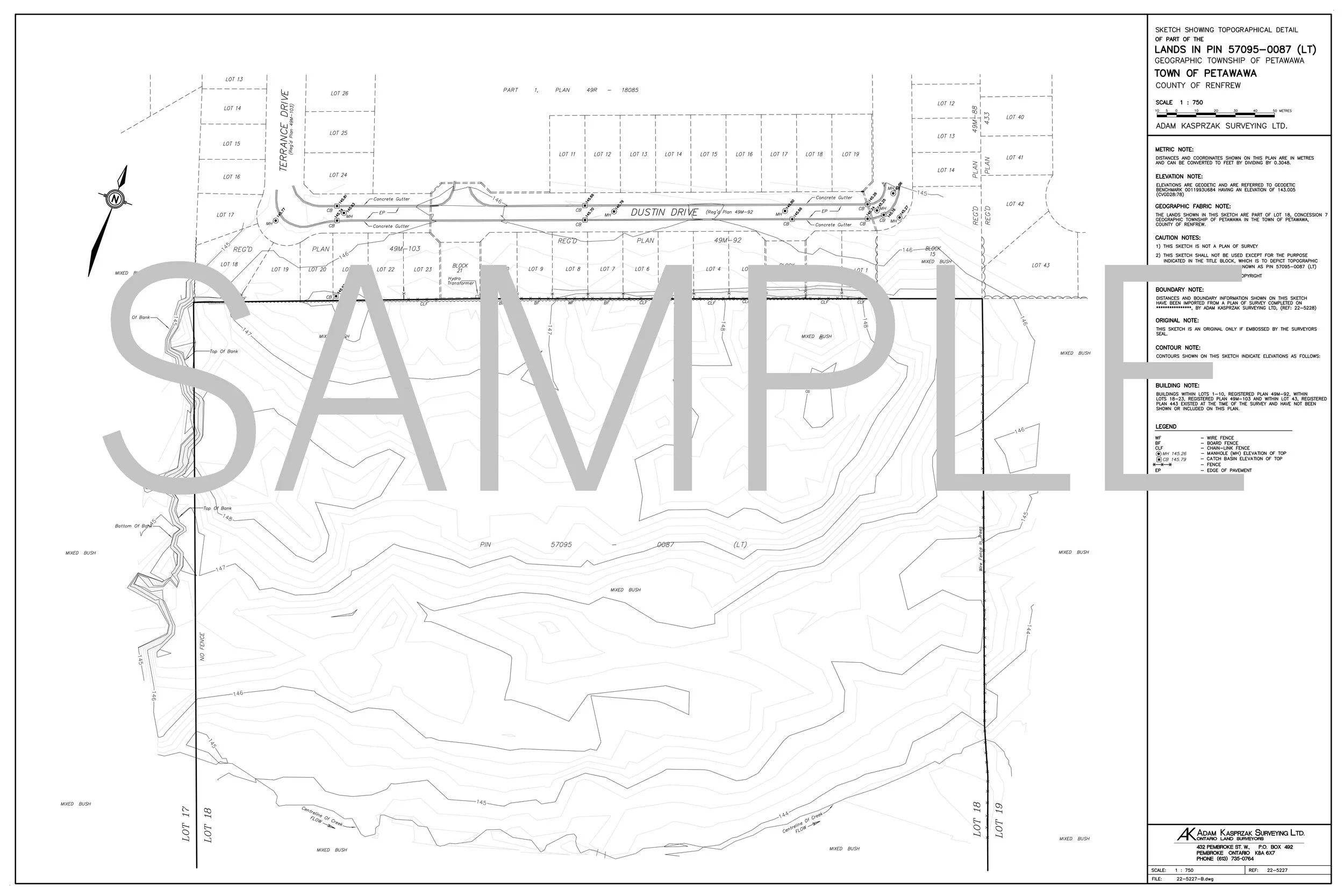 Topographic Plan — Adam Kasprzak Surveying